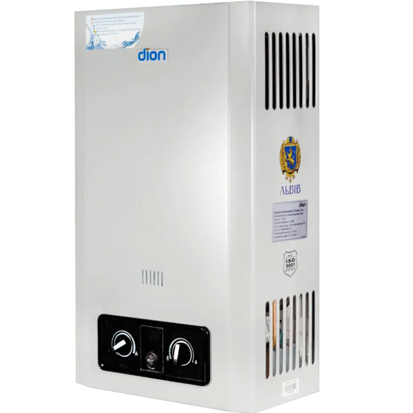 Газовая колонка Дион JSD 10 дисплей серебро (премиум) купить в интернет-магазине за 5 789